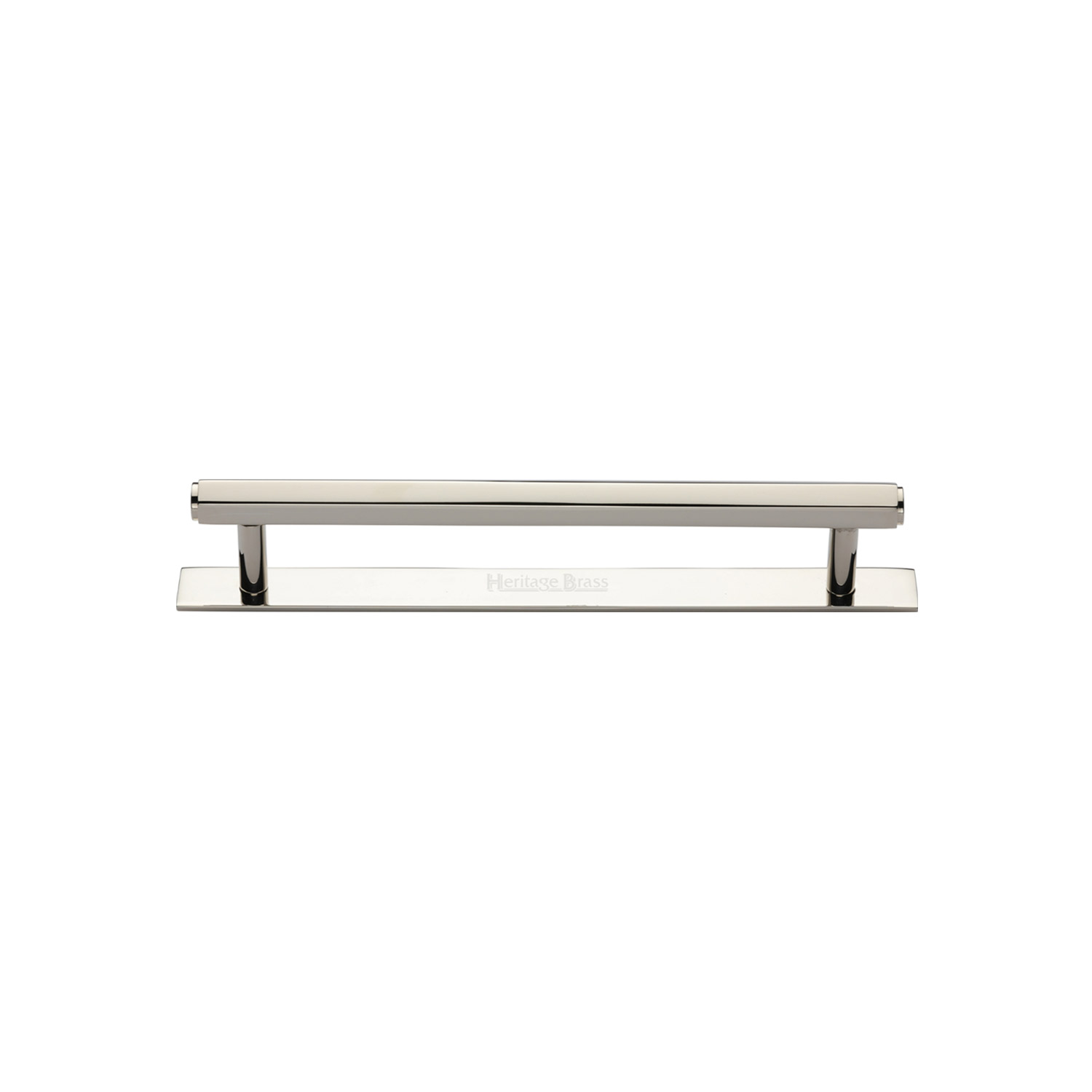 Heritage Brass Cabinet Pull Hexagonal Design with Plate 96mm CTC ...