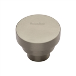 Cabinet Hardware - Cabinet Knobs - Round Stepped 32mm Cabinet Knob SN ...