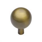 Heritage Brass Cabinet Knob Sphere Design 28mm Antique Brass finish