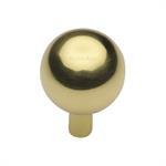 Heritage Brass Cabinet Knob Sphere Design 28mm Polished Brass finish