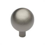 Heritage Brass Cabinet Knob Sphere Design 28mm Satin Nickel finish